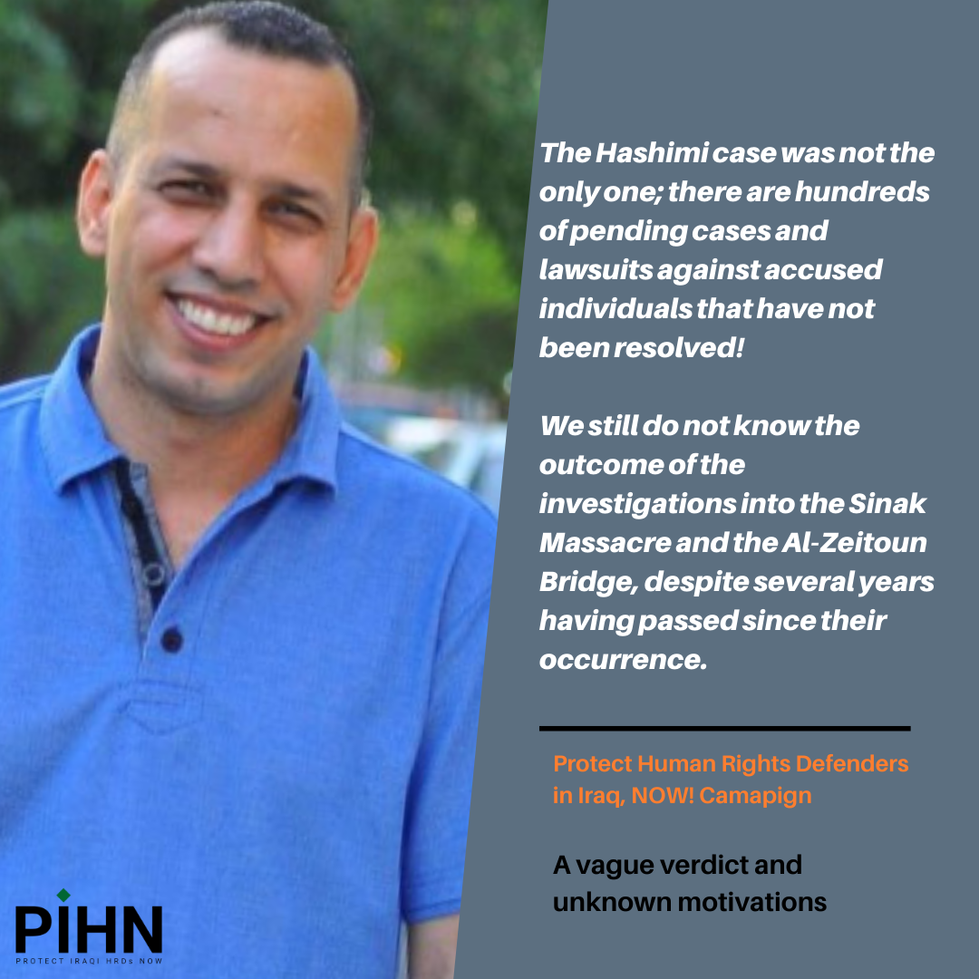 Hisham Al-Hashimi – Iraqi Civil Society Solidarity Initiative (ICSSI)